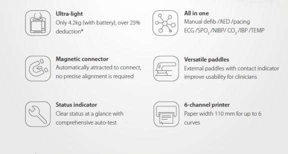 Mindray BeneHeart D60 - Defibrillator & Monitor - Australia ...
